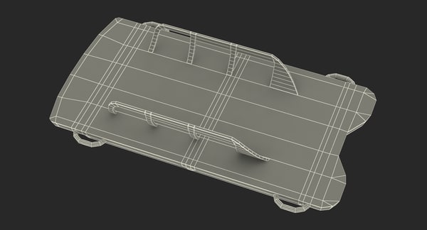 skeleton sled 3d model