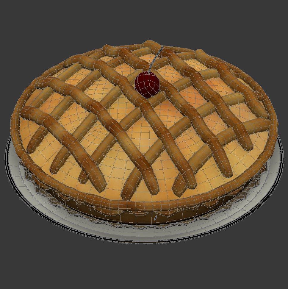 3d pie home homemade model