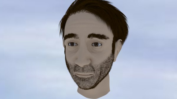 man face obj