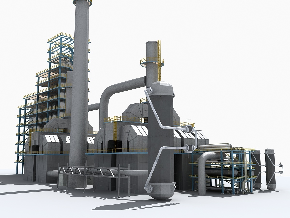 3d model plant factory
