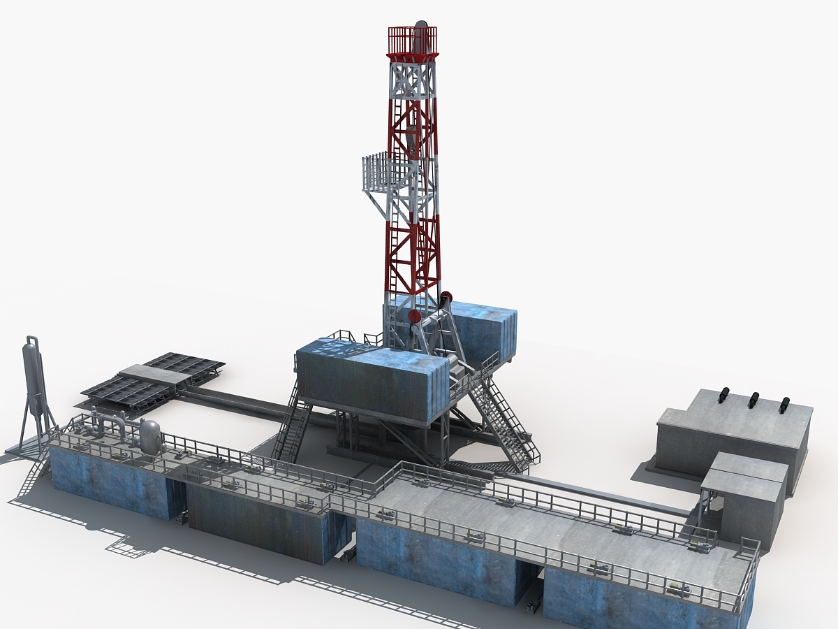 3d model land rig