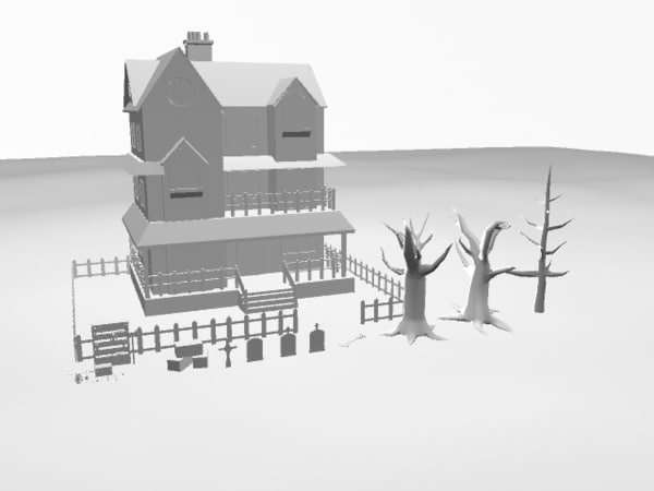 Haunted House 3D Models for Download | TurboSquid