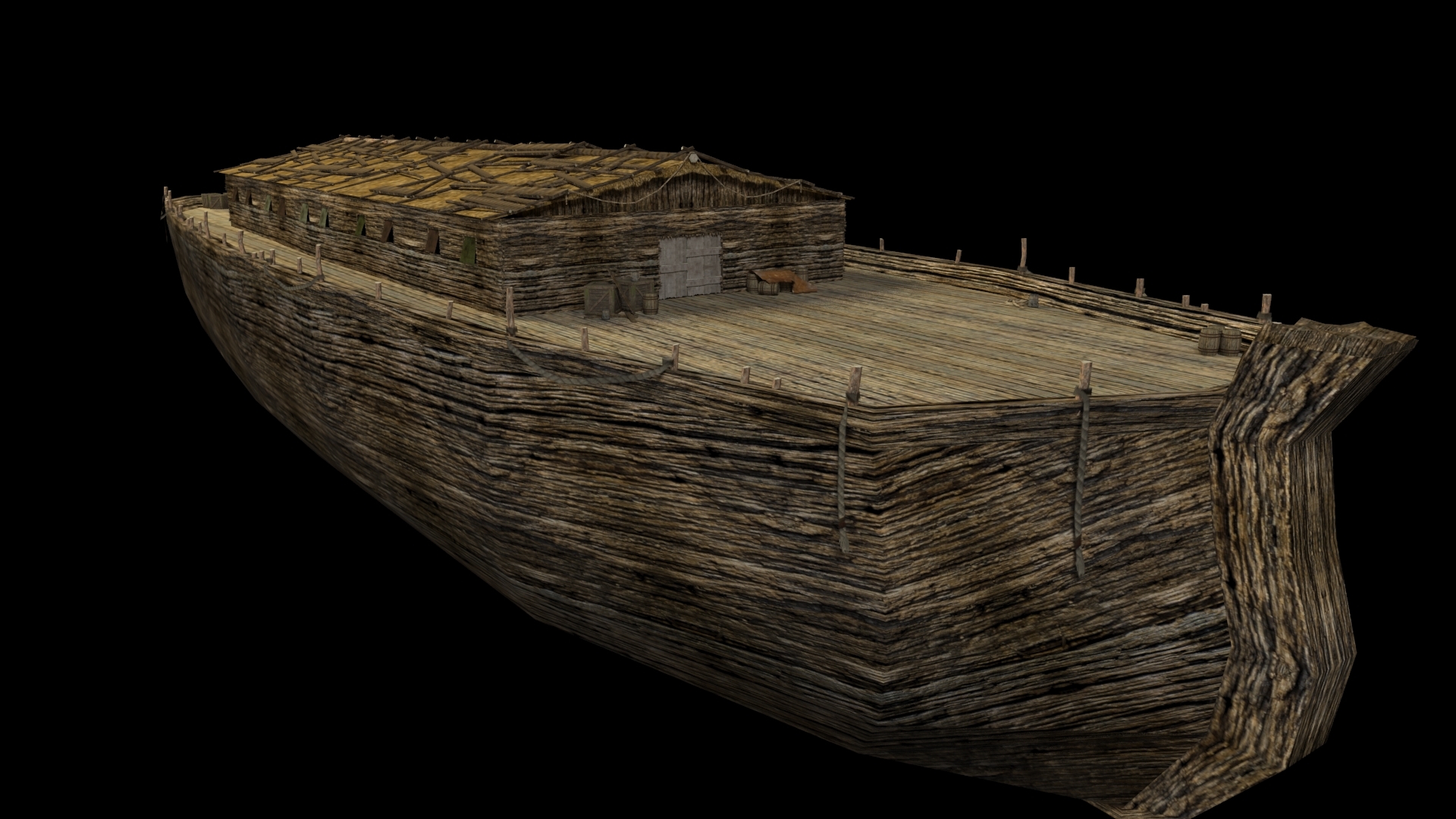 noah ark 3d model