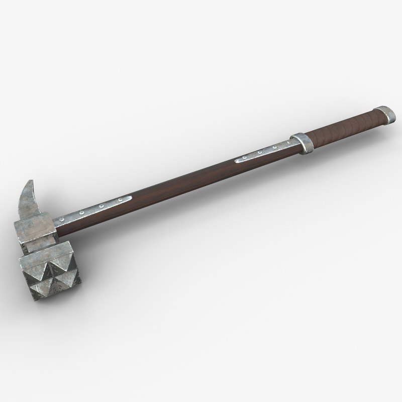 3d model battle hammer