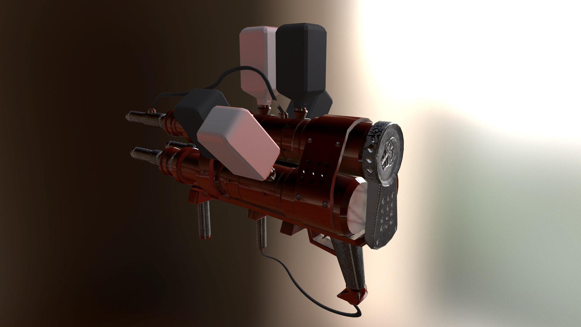 3d gun model
