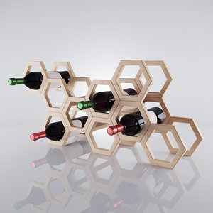 Wine Rack 3D Models for Download | TurboSquid