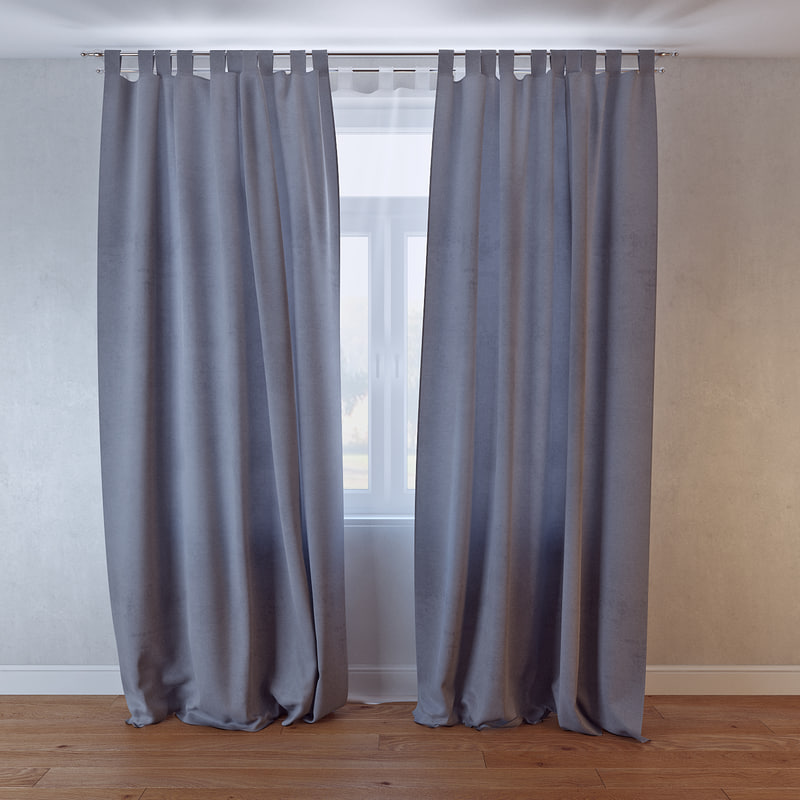 3d Model Curtains 027