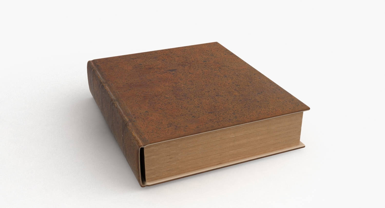 3d book animation model