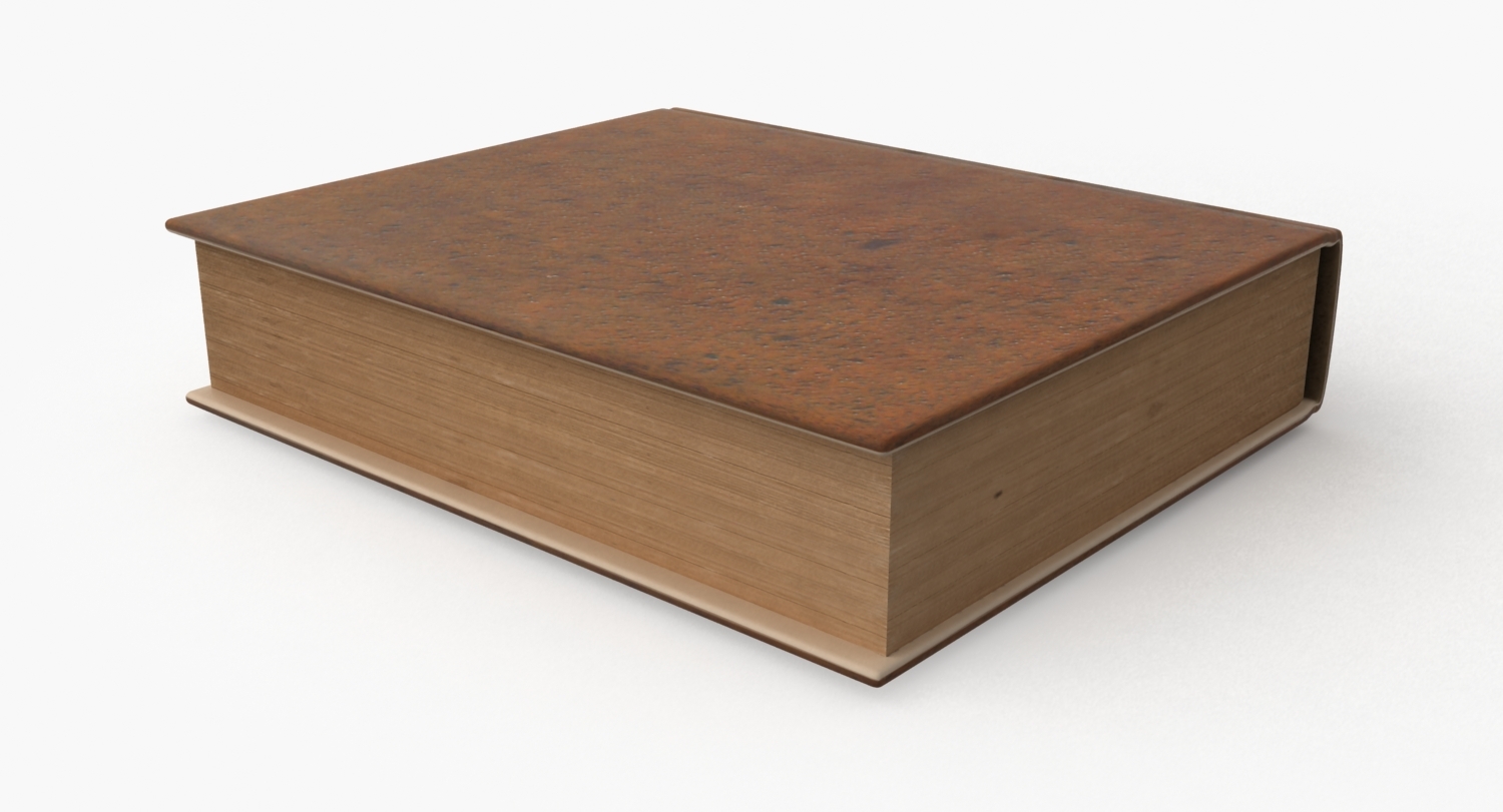 3d book animation model