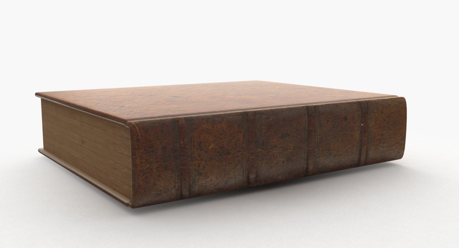 3d book animation model