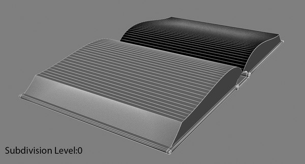 3d book animation model