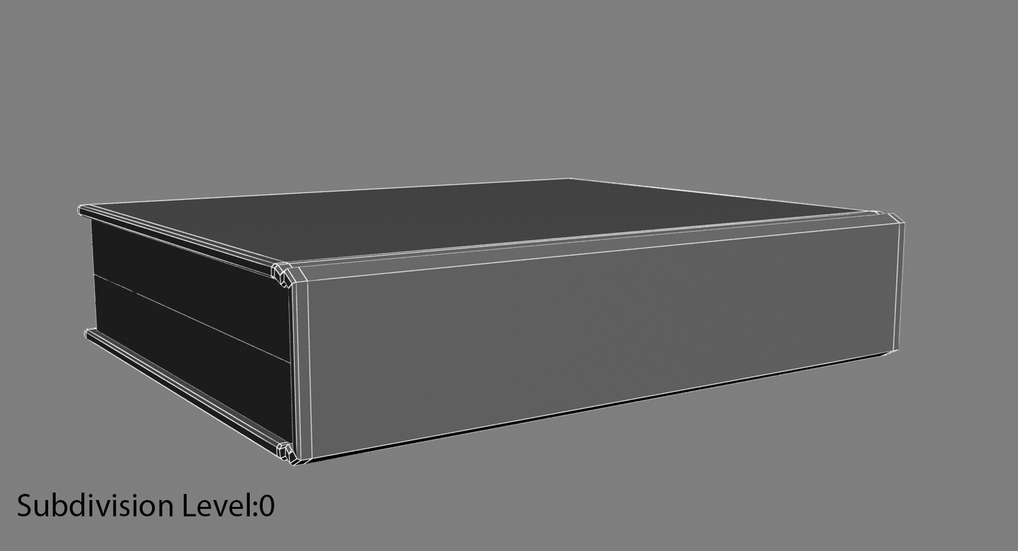 3d book animation model