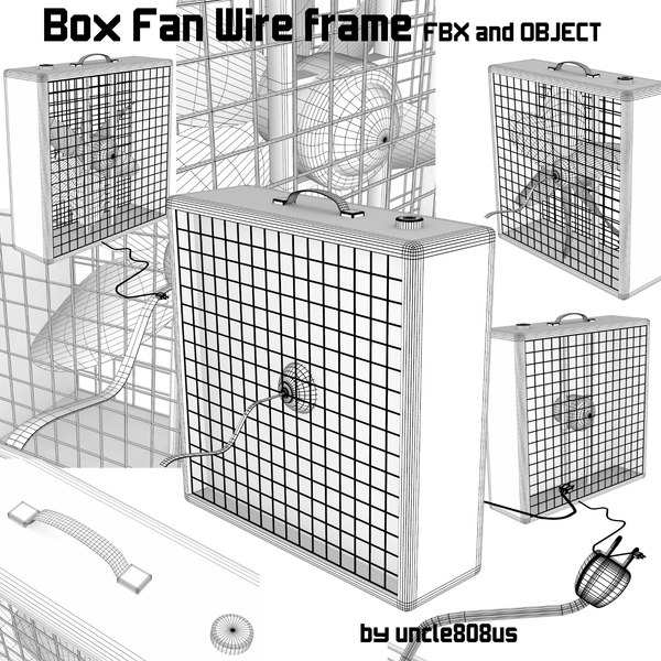 cool box fan 3d x