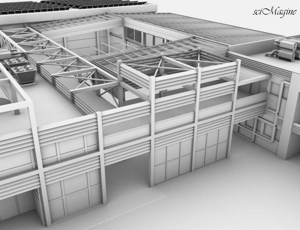 modelo 3d Planta industrial - TurboSquid 1112867