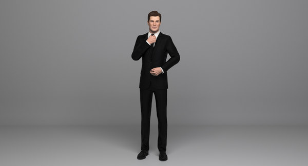 3d model rigged male
