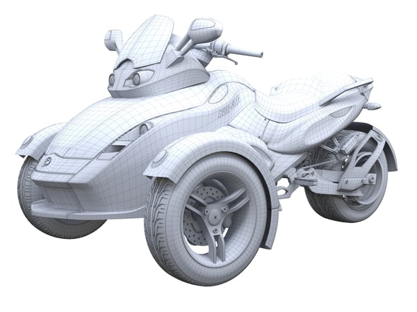 3d spyder motorcycle can-am