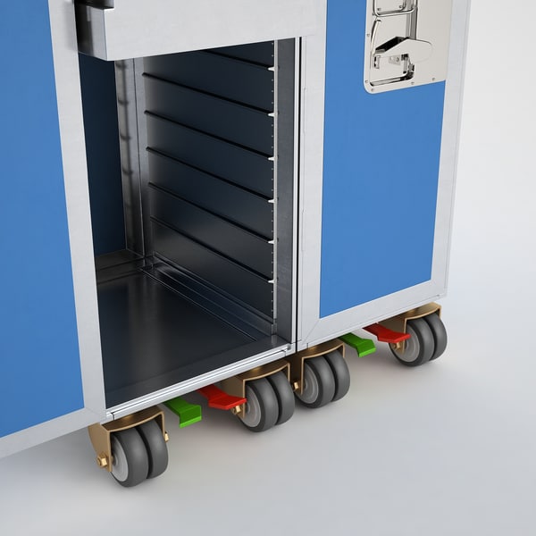 aviation trolley 3d max