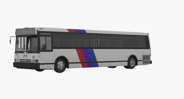 3d model flxible metro d bus