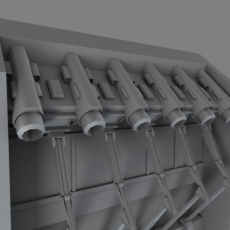 industrial air intake 3d obj