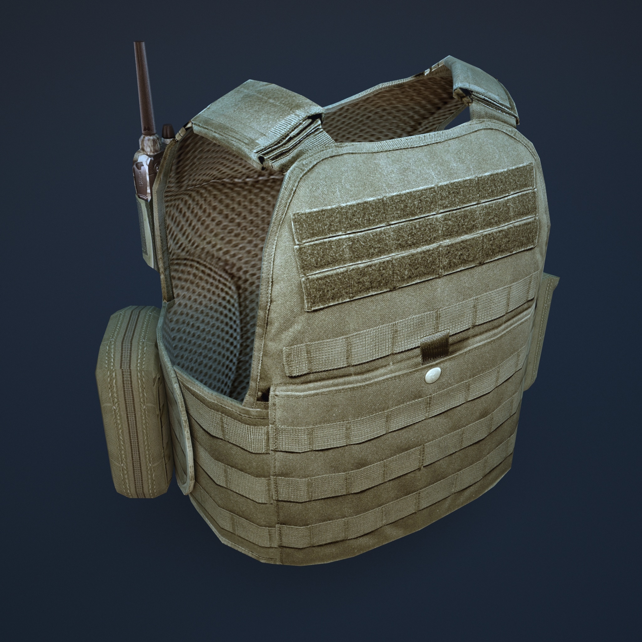 3d model of body armor