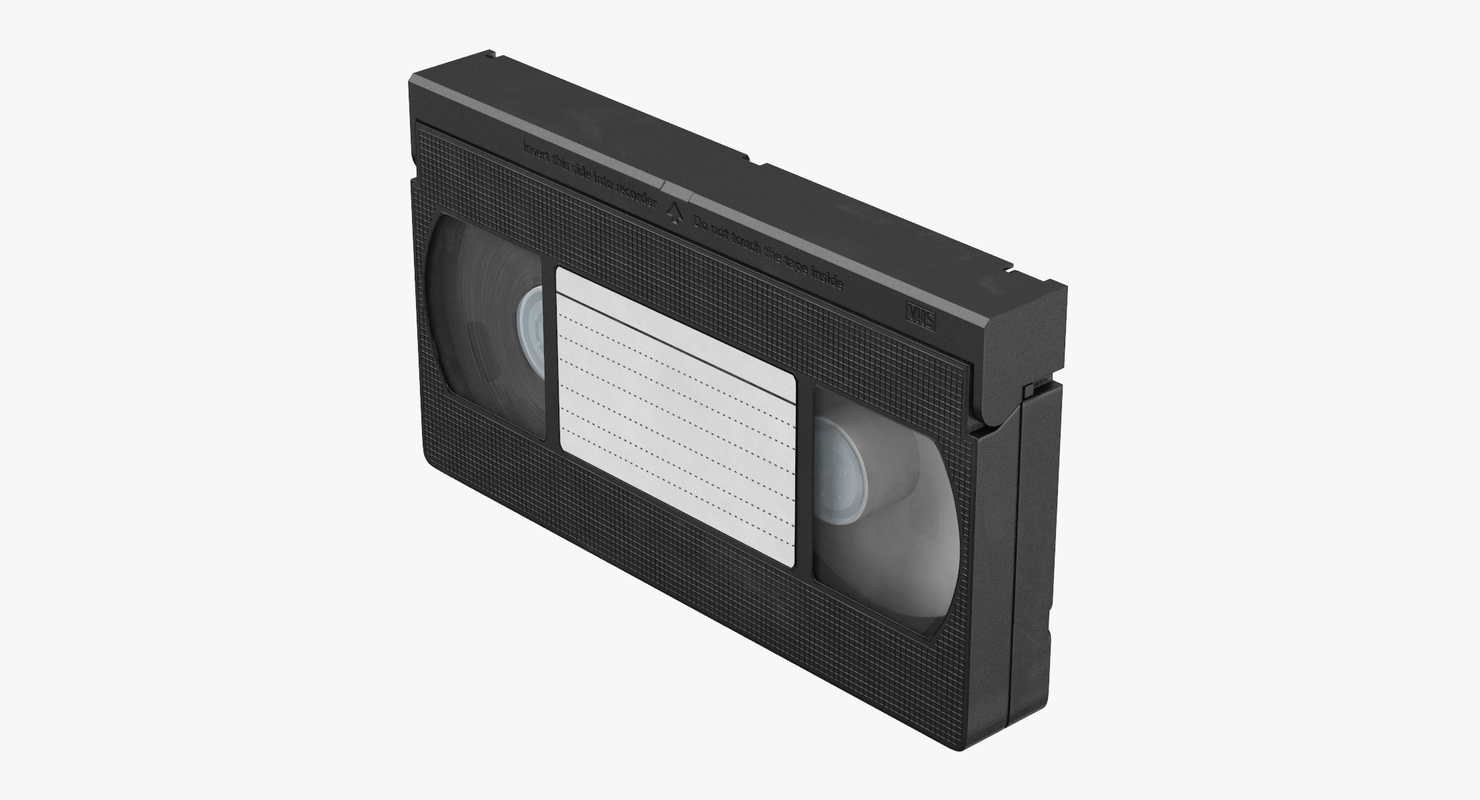 3d model vhs cassette