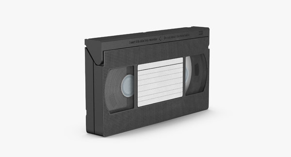 3d model vhs cassette