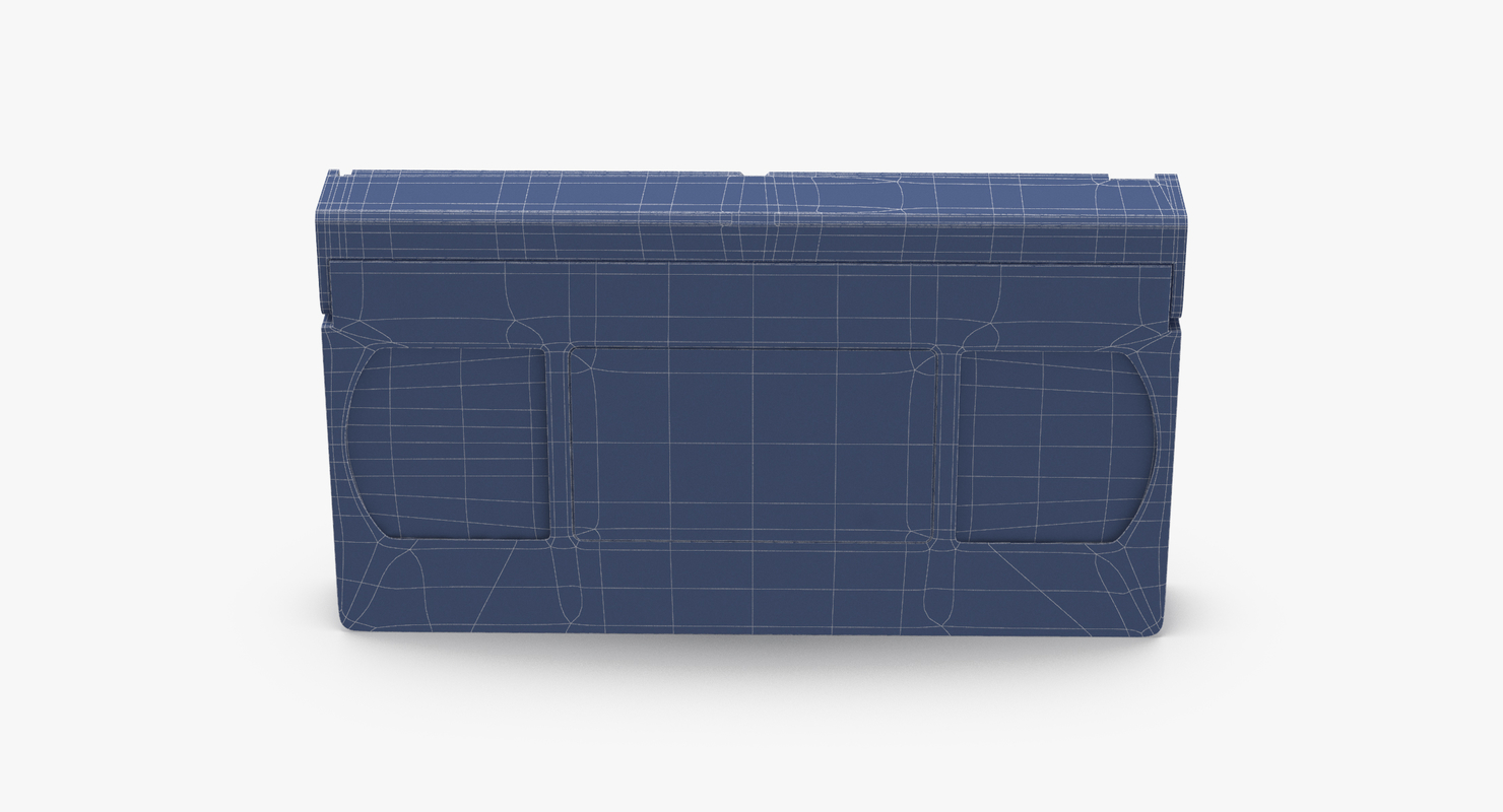 3d model vhs cassette