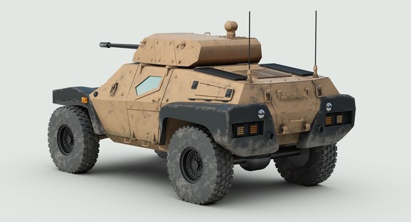 panhard crab scout car 3d 3ds