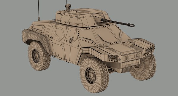 panhard crab scout car 3d 3ds
