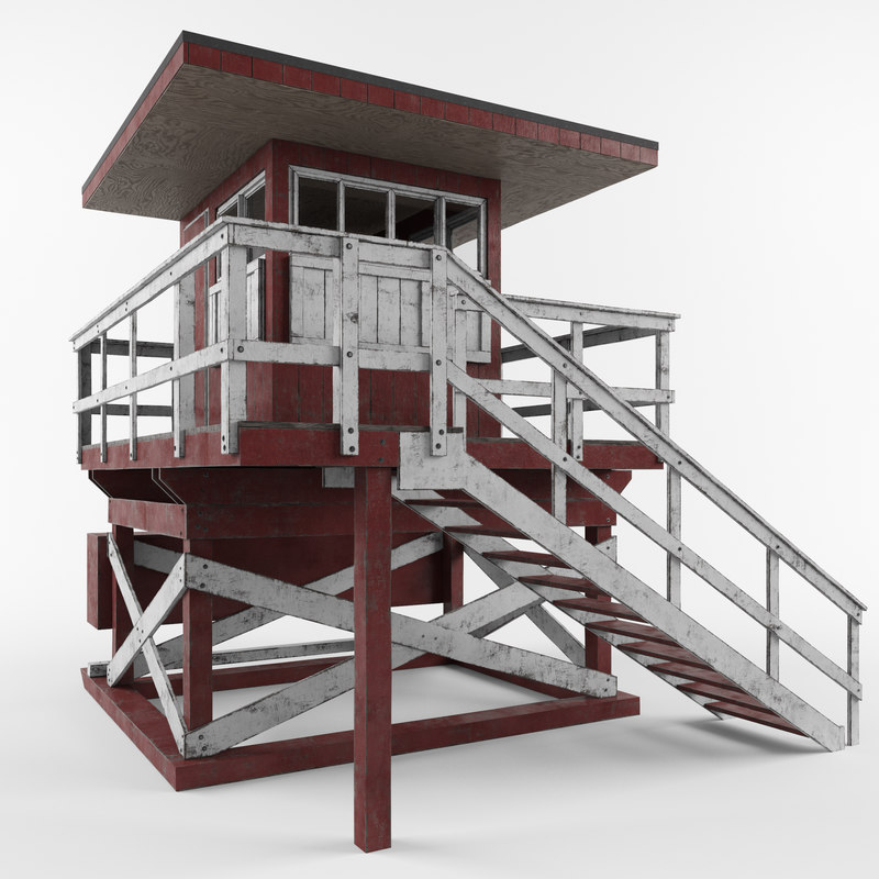 3d lifeguard stand