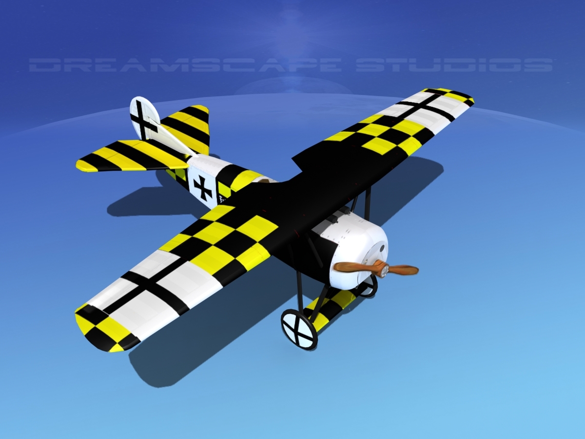 modelo 3d Fokker DVIII V08 - TurboSquid 1034097
