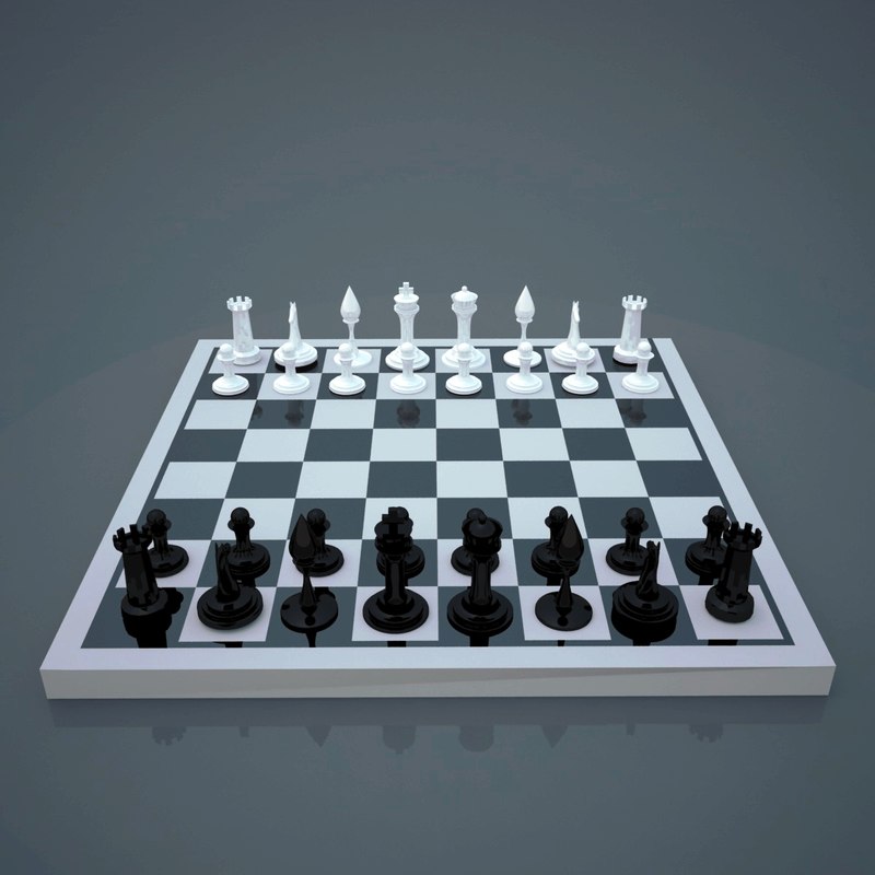 chess 3d model