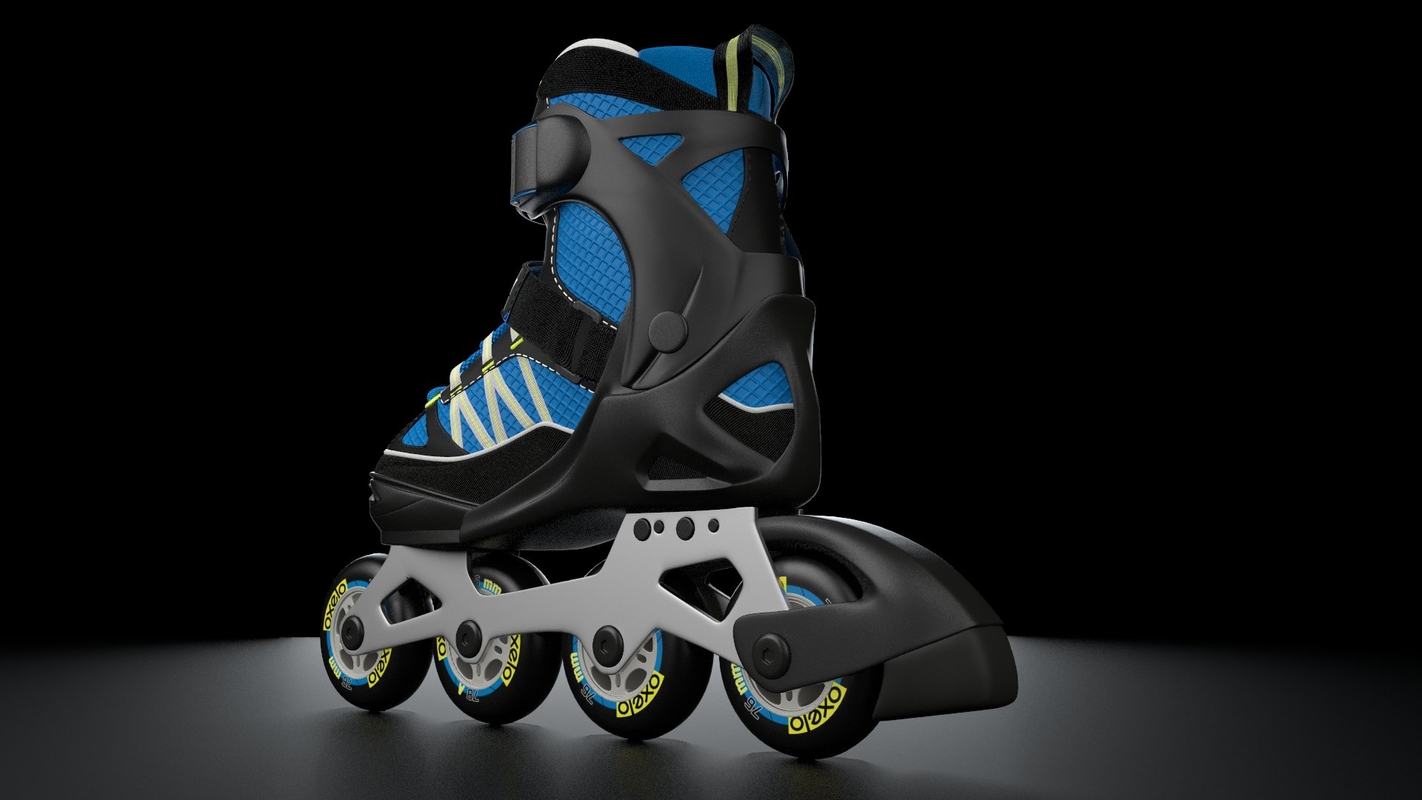roller fit 5 oxelo 3d model