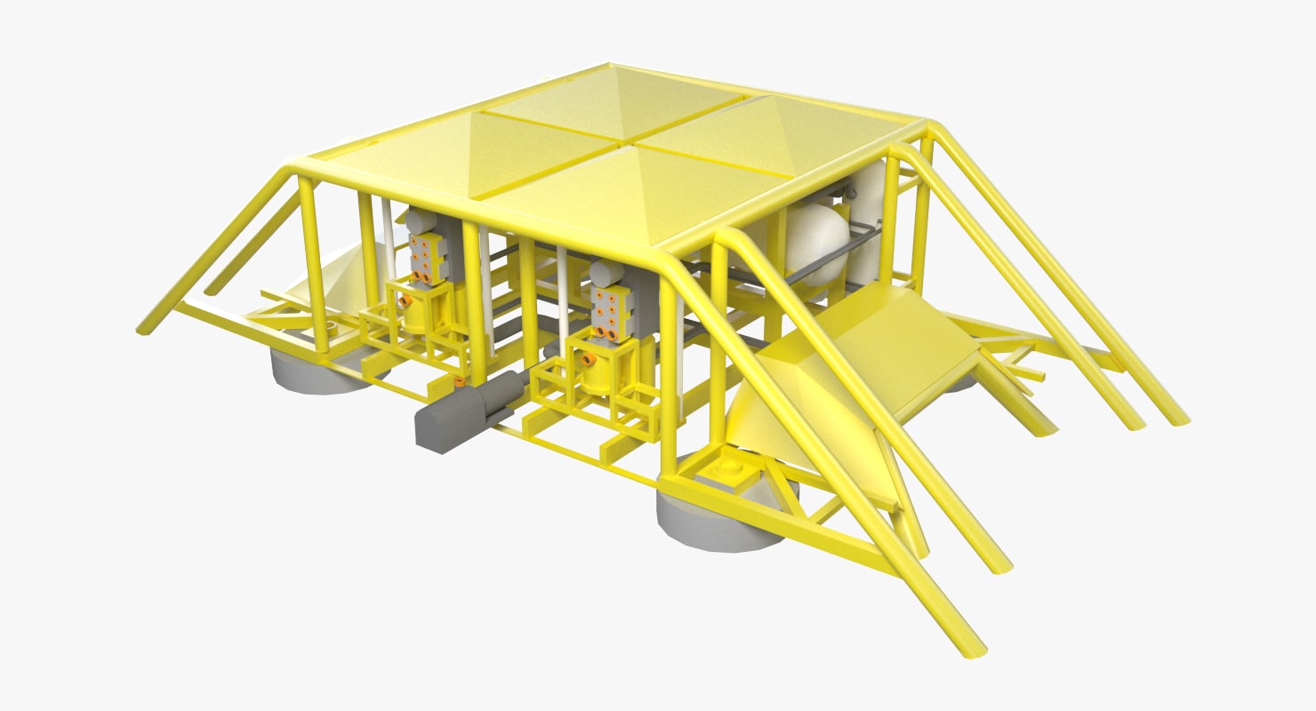subsea separation station 3d model