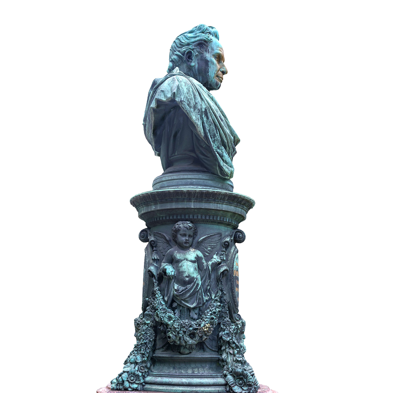 3d statue park ultra hd model