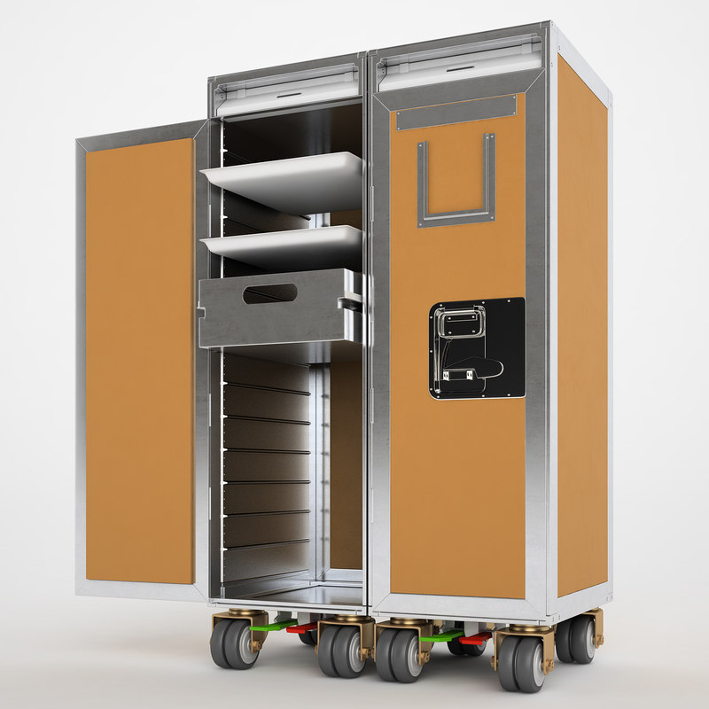 3d aviation trolley model