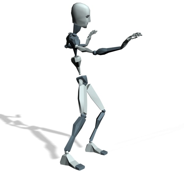 Motion Character Studio Biped moves withstand stand