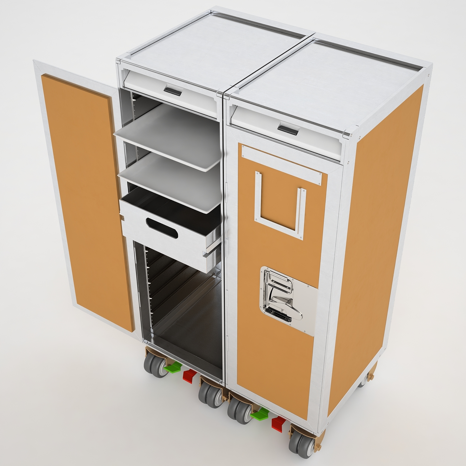 3d aviation trolley model