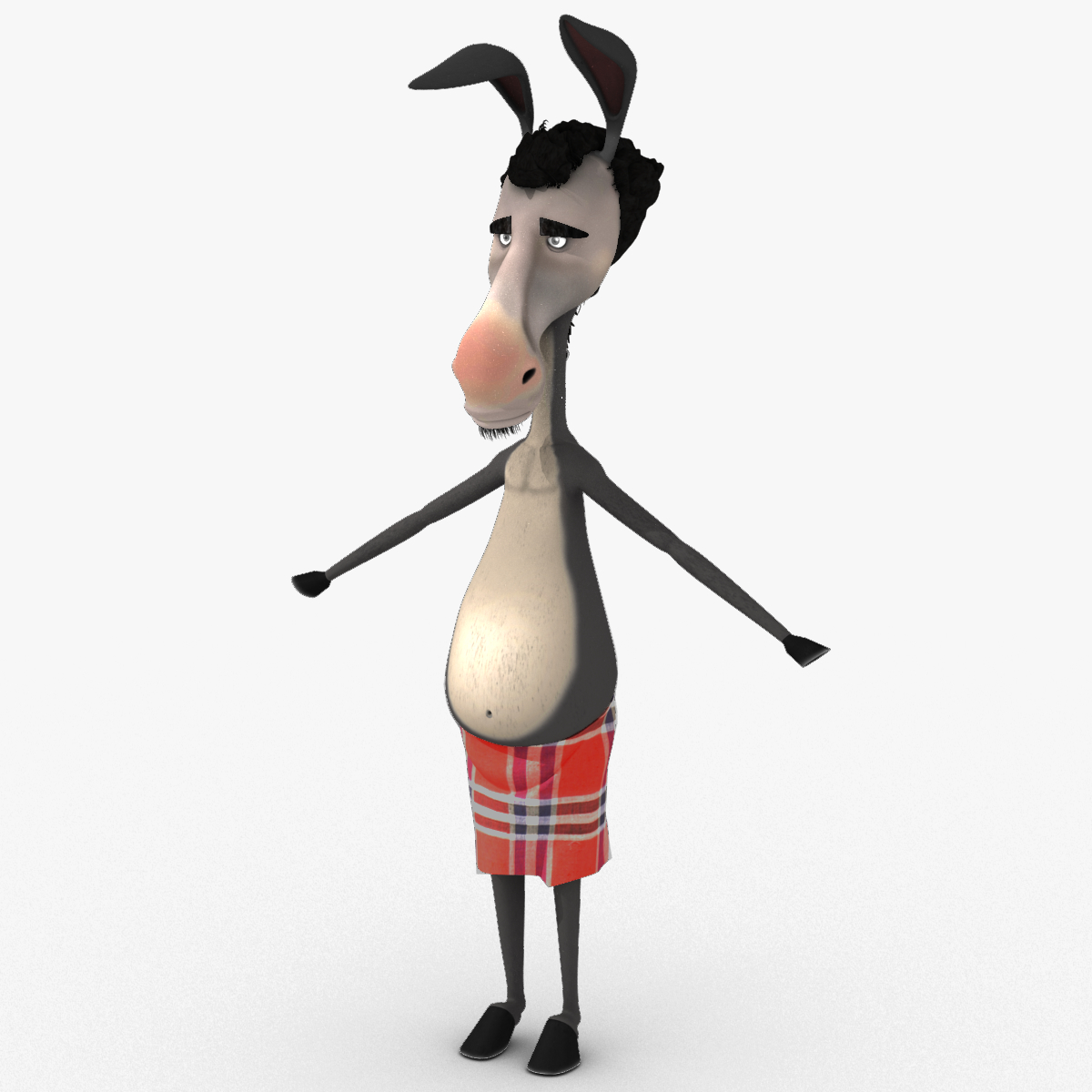 3d humanoid donkey