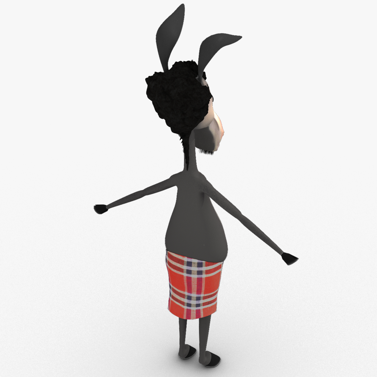 3d humanoid donkey