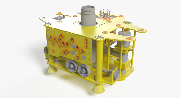 christmas tree shxt subsea 3d model