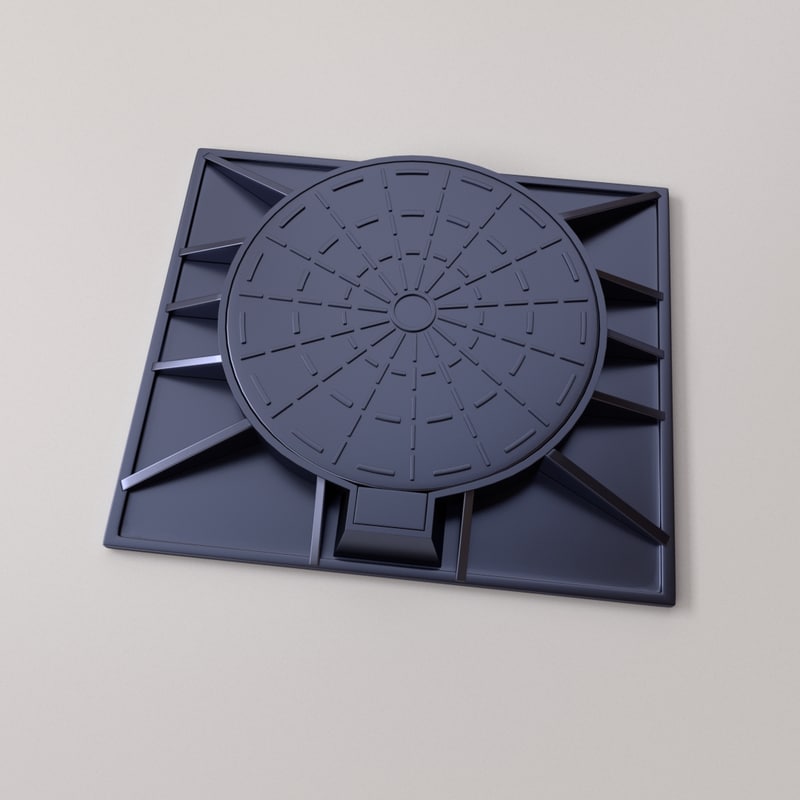 3d model manhole cover