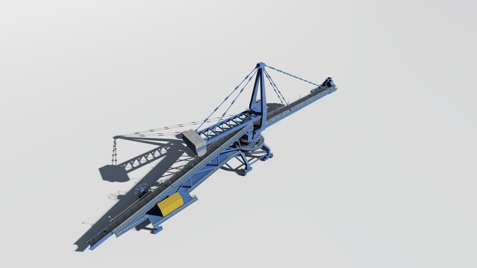 3d model stacker reclaimer