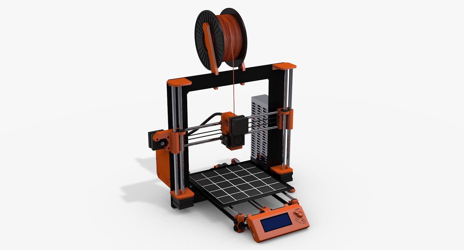Prusa I3 Printer 3d Model prusa-i3-printer-3d-model