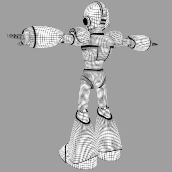 megaman rig 3d model