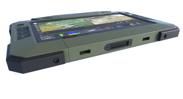 3d model military tablet