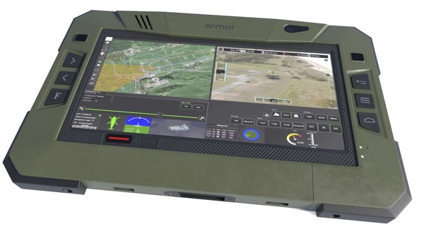 3d model military tablet