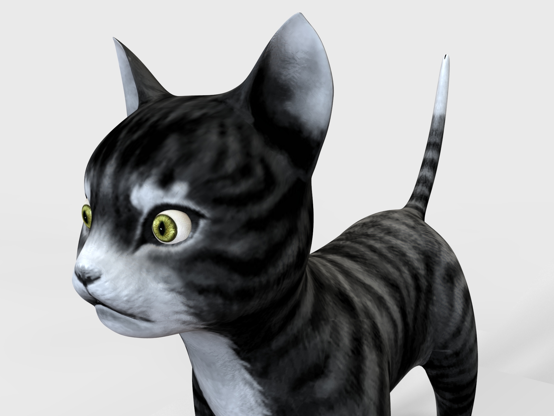 cat ready fbx