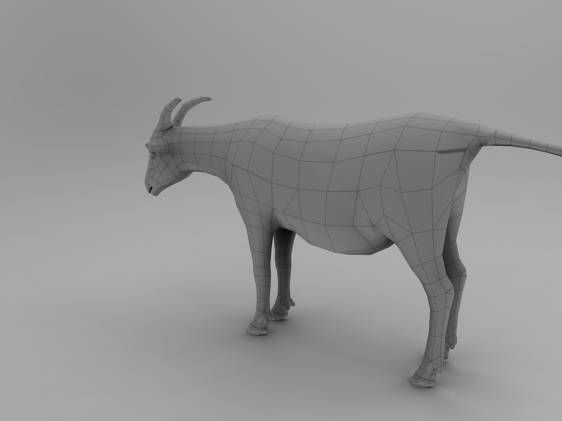 3d max goat ready