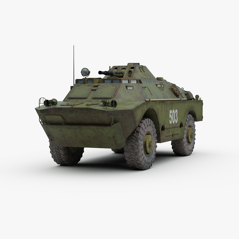 soviet brdm 2 3d model